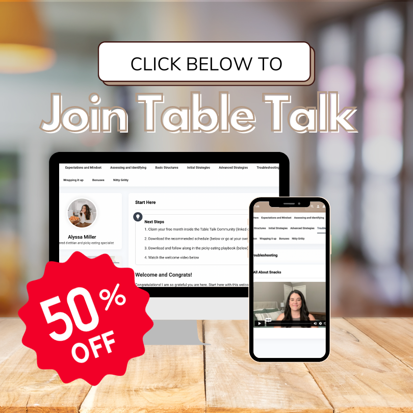 Transform Picky Eating with Table Talk - Nutrition for Littles